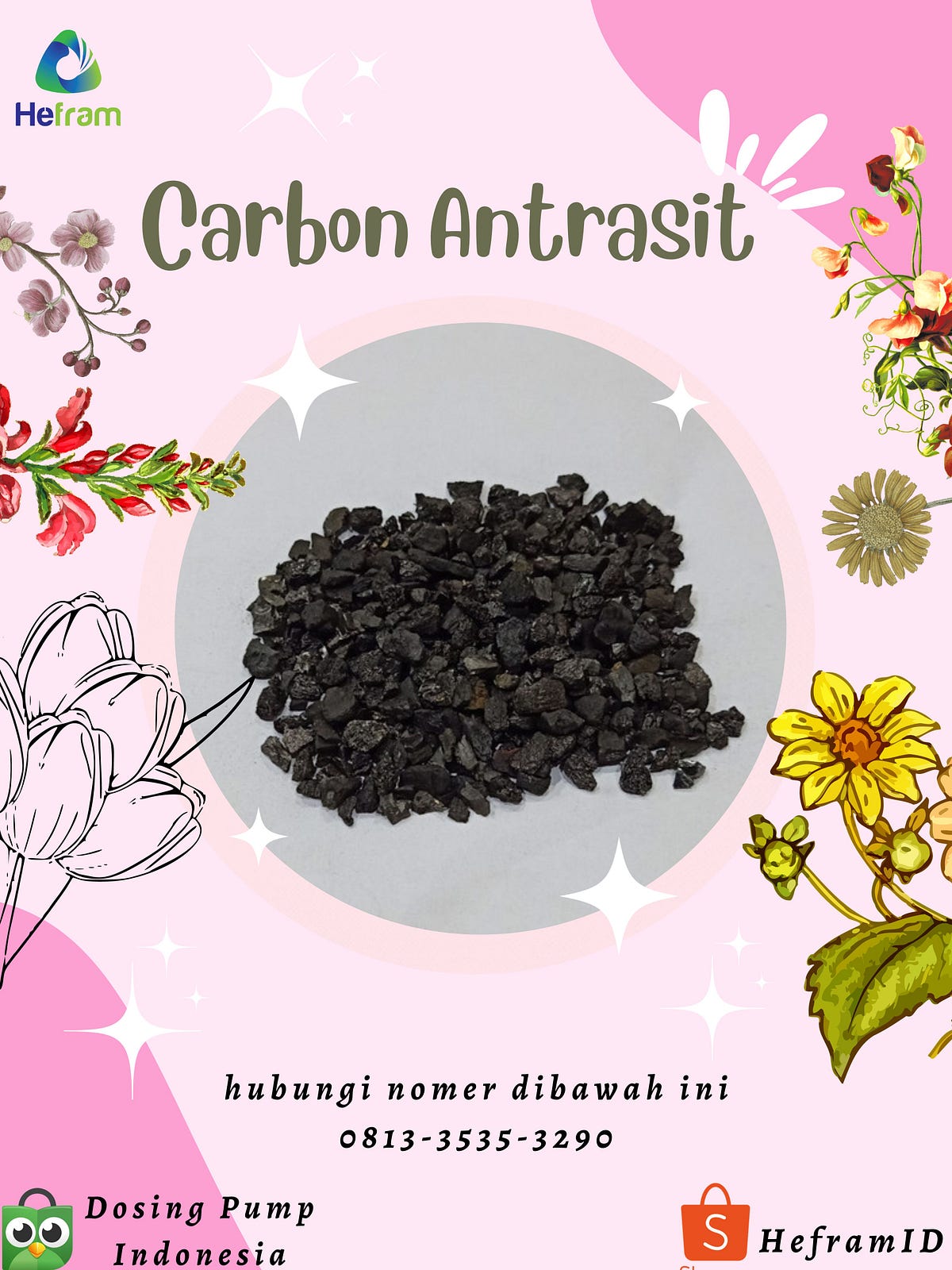 Cara Pakai Carbon Antrasit 0813–3535–3290 - grosir kaporit - Medium