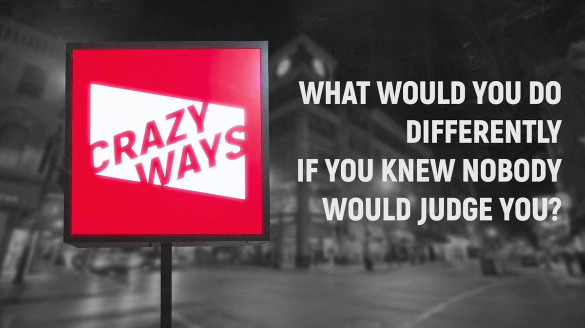 Crazy Ways :: You Do You [video]. Who would you be if there was no one ...