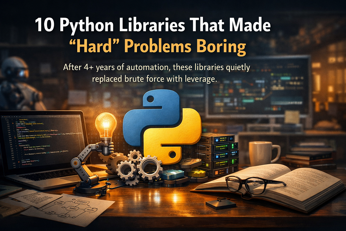 10 Python Libraries That Made “Hard” Problems Boring | by Muhummad Zaki ...