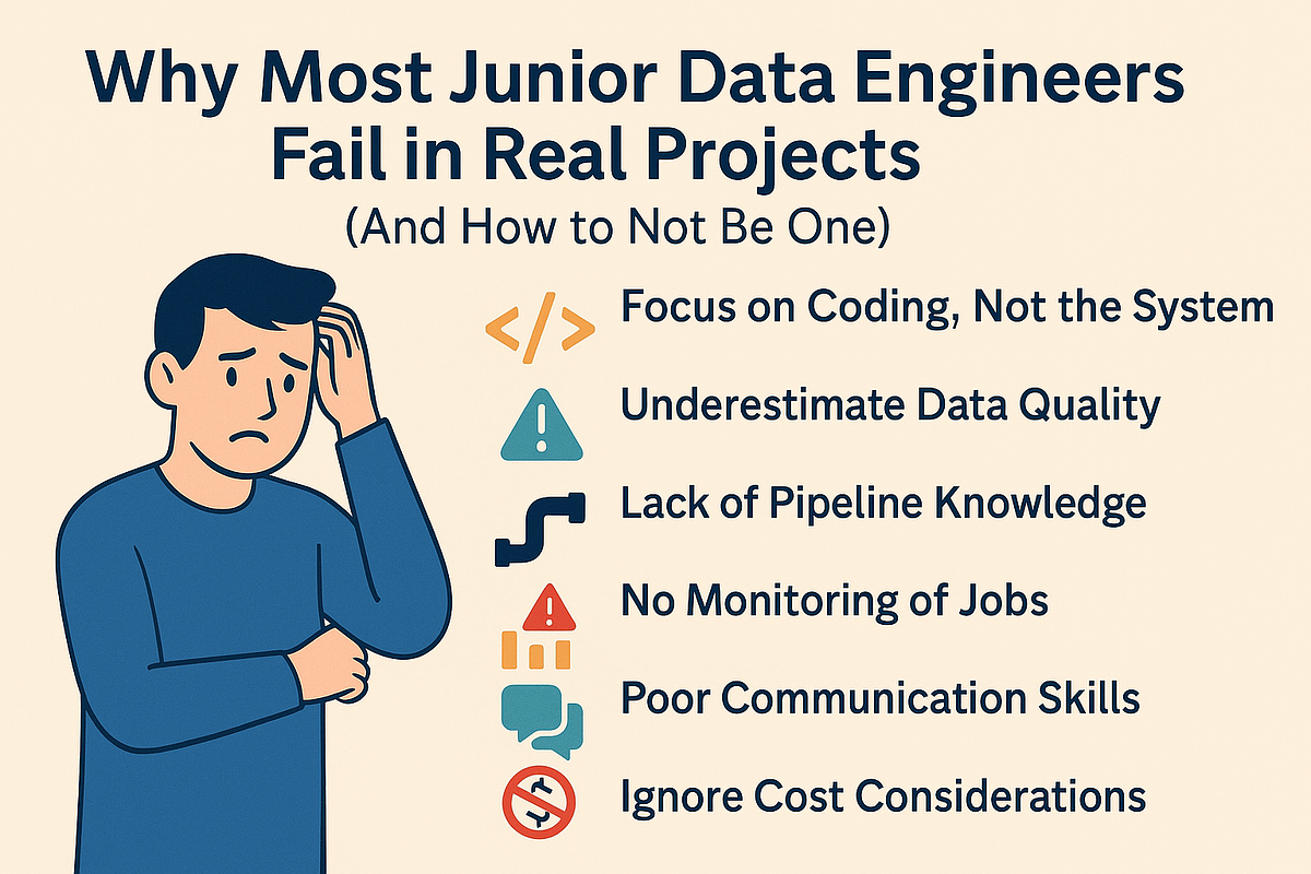 Why Most Junior Data Engineers Fail in Real Projects (And How to Not Be ...