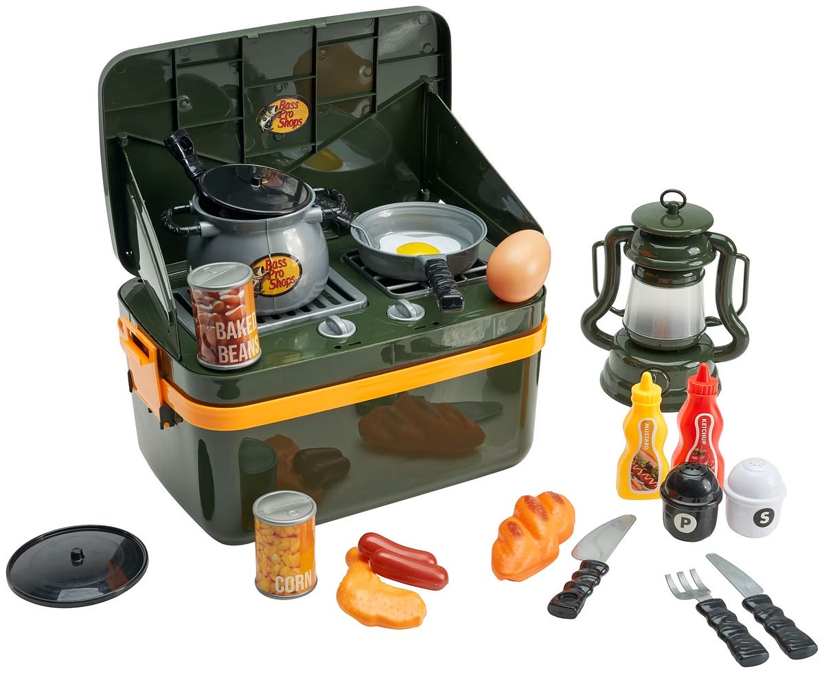 Bass Pro Shops 20-Piece Camping Toy Set for Kids | by Wholesale Offers ...