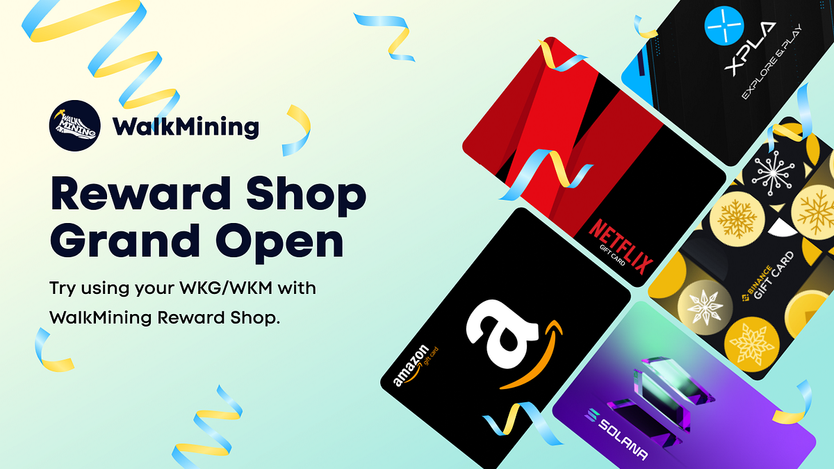 🛍 Rewards Shop Grand Opening 🚀. As a member of the WalkMining team, I ...