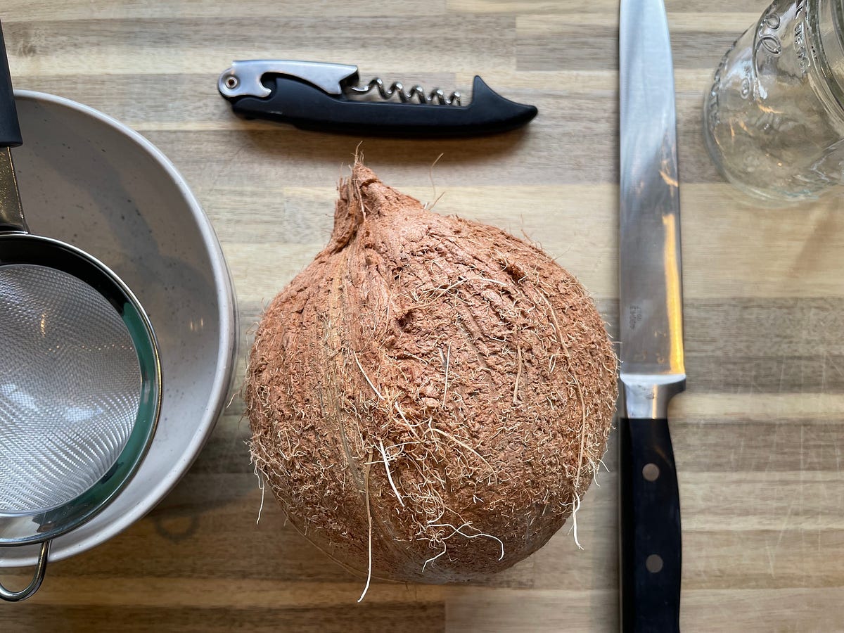 How to pick & crack a coconut | Exp #003 | by Brian | Medium