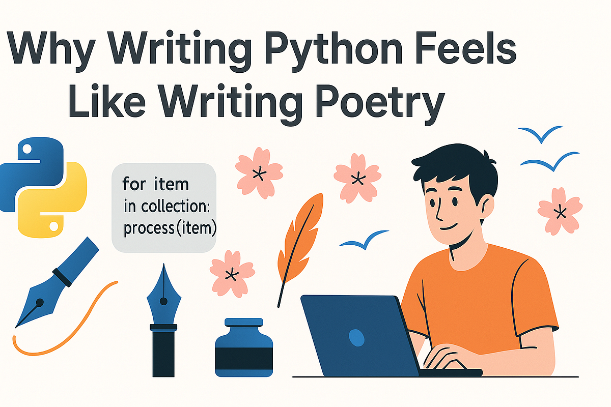 Why Writing Python Feels Like Writing Poetry | by Nikulsinh Rajput | Jun, 2025 | Medium