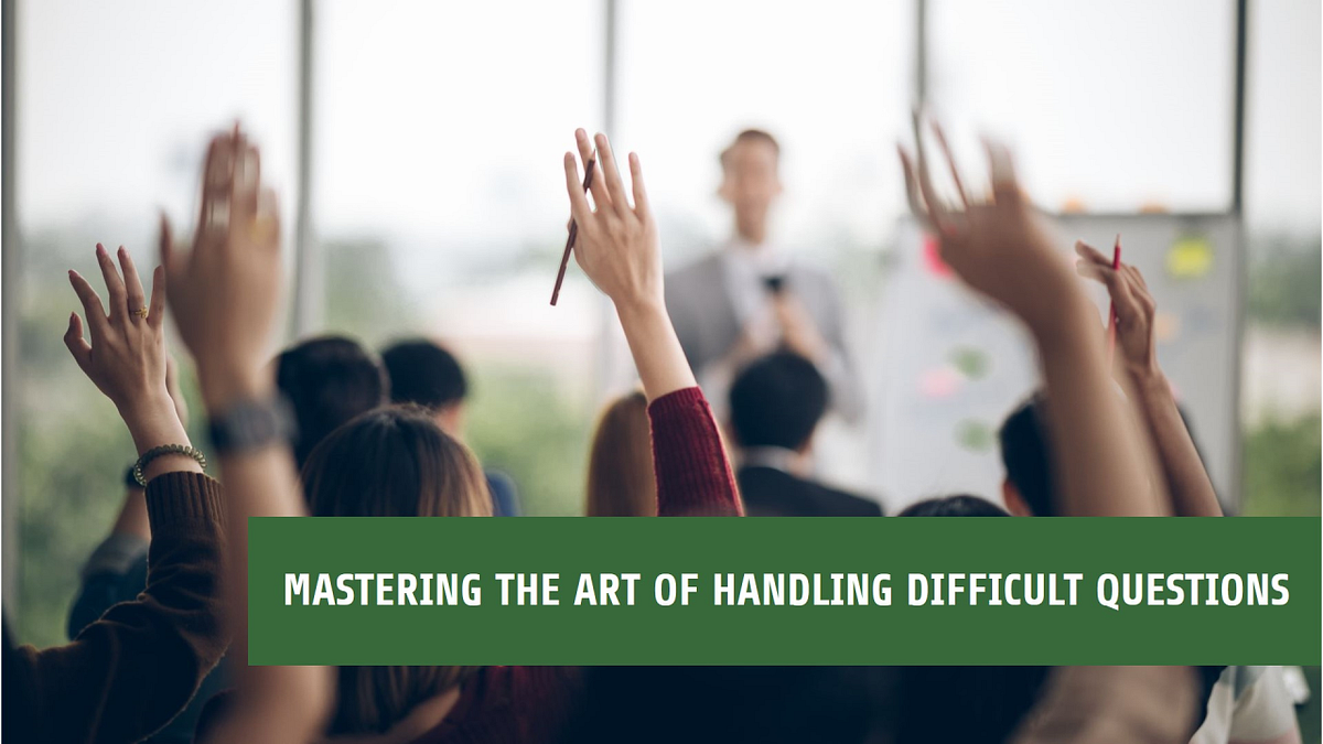 The ability to handle difficult questions during seminars | by Ed-it ...