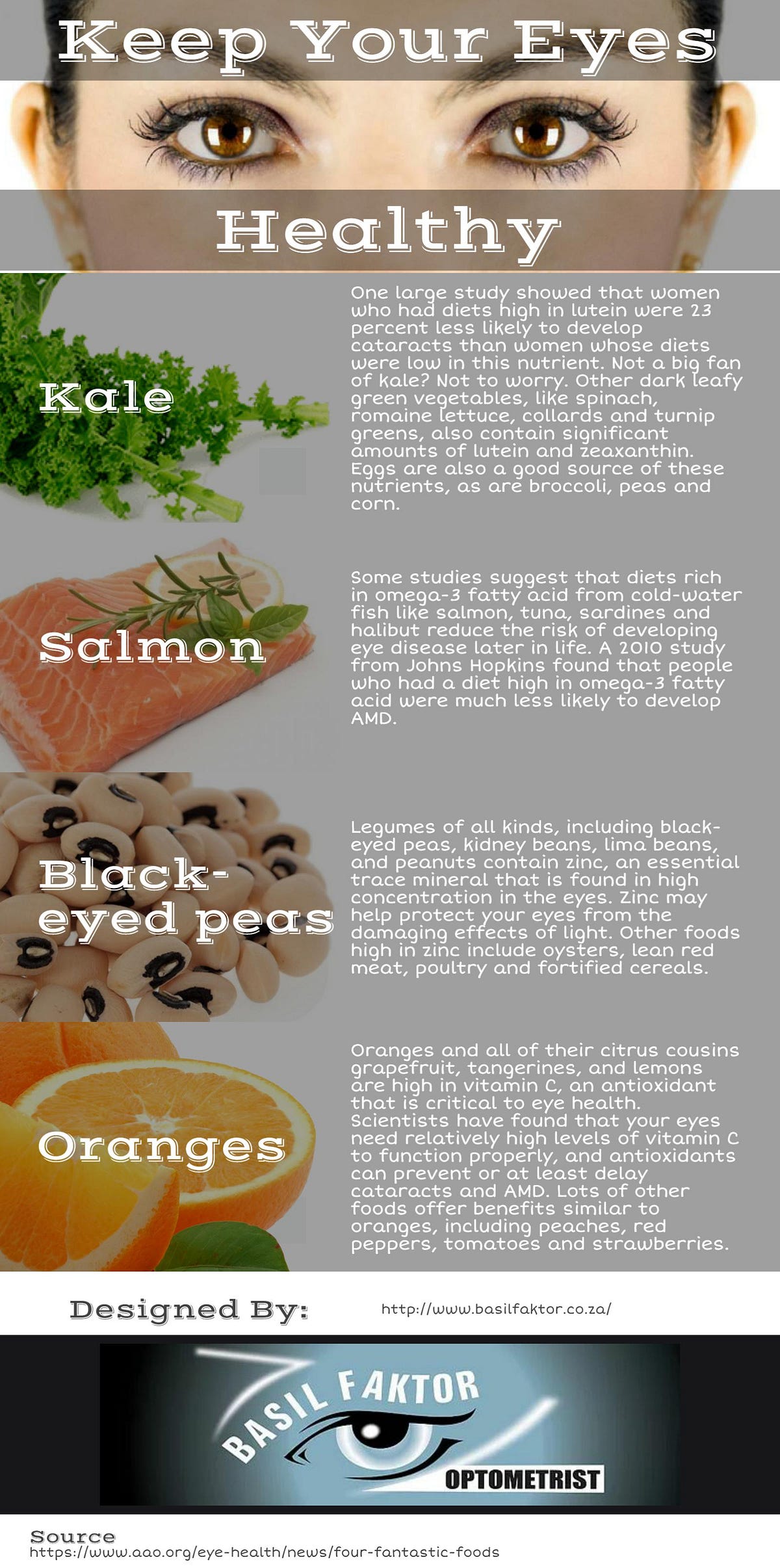 Keep Your Eyes Healthy. This infographic is designed by Basil… | by ...