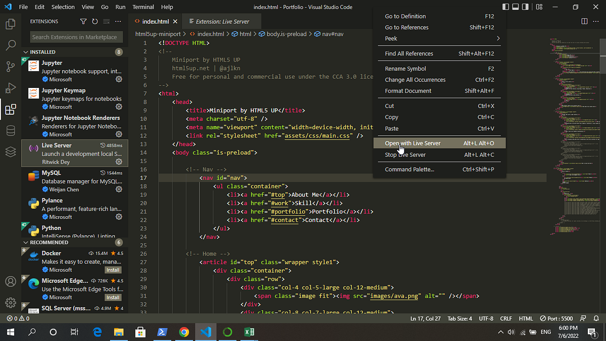 Make your own Portfolio website — Why not? | by Minh Ngoc Nguyen | Medium