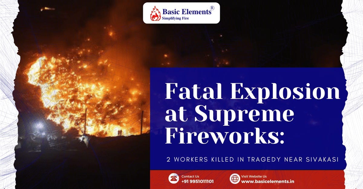 Fatal Explosion at Supreme Fireworks: 2 Workers Killed in Tragedy Near ...