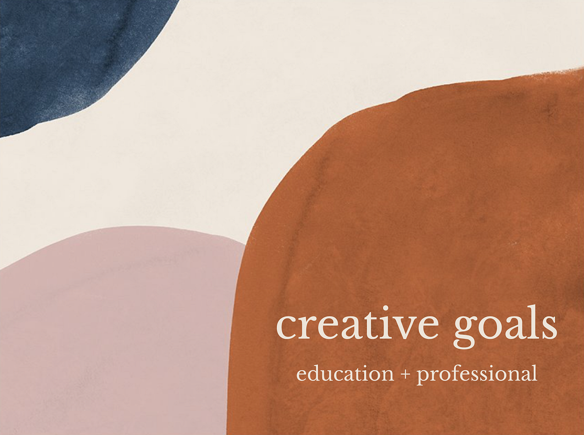 Creative Goals. My current and future creative… | by designer | By ...