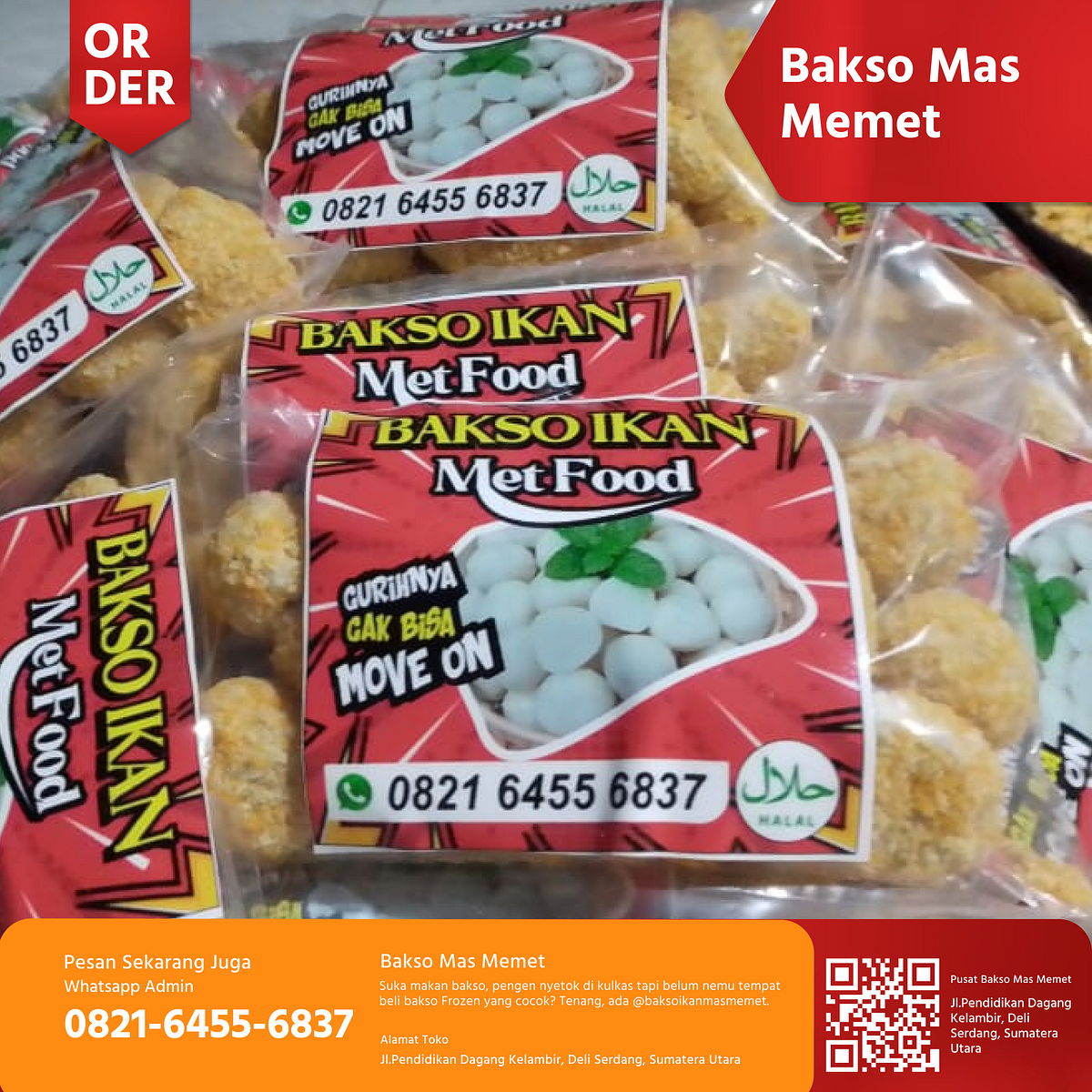 Murah, WA 0821–6455–6837, Pabrik Bakso Ikan Frozen Medan, Bakso bang ...