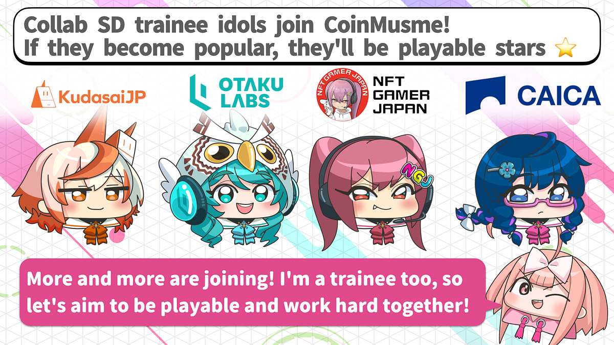 New System Revealed: ‘CoinMusme’ Introduces Trainee Characters in ...