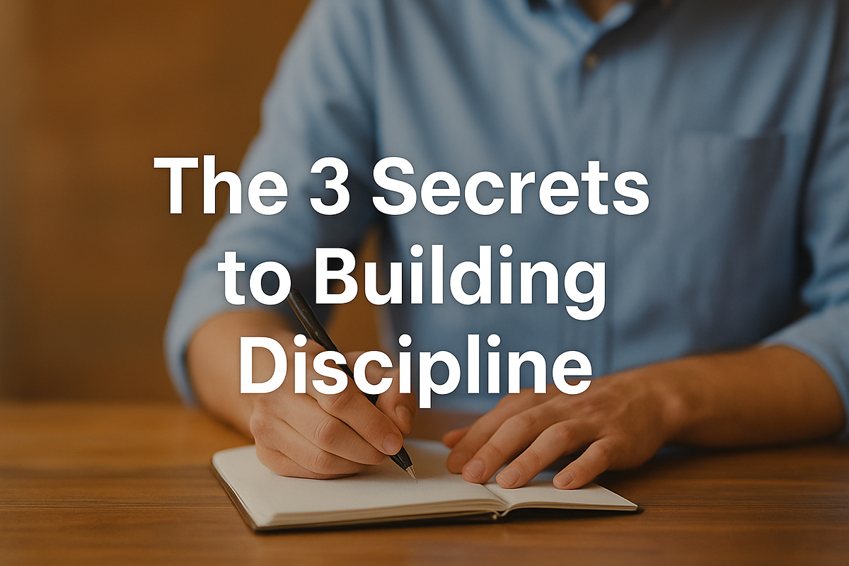 The 3 Secrets to Building Discipline | by The Consistent Kid | Medium
