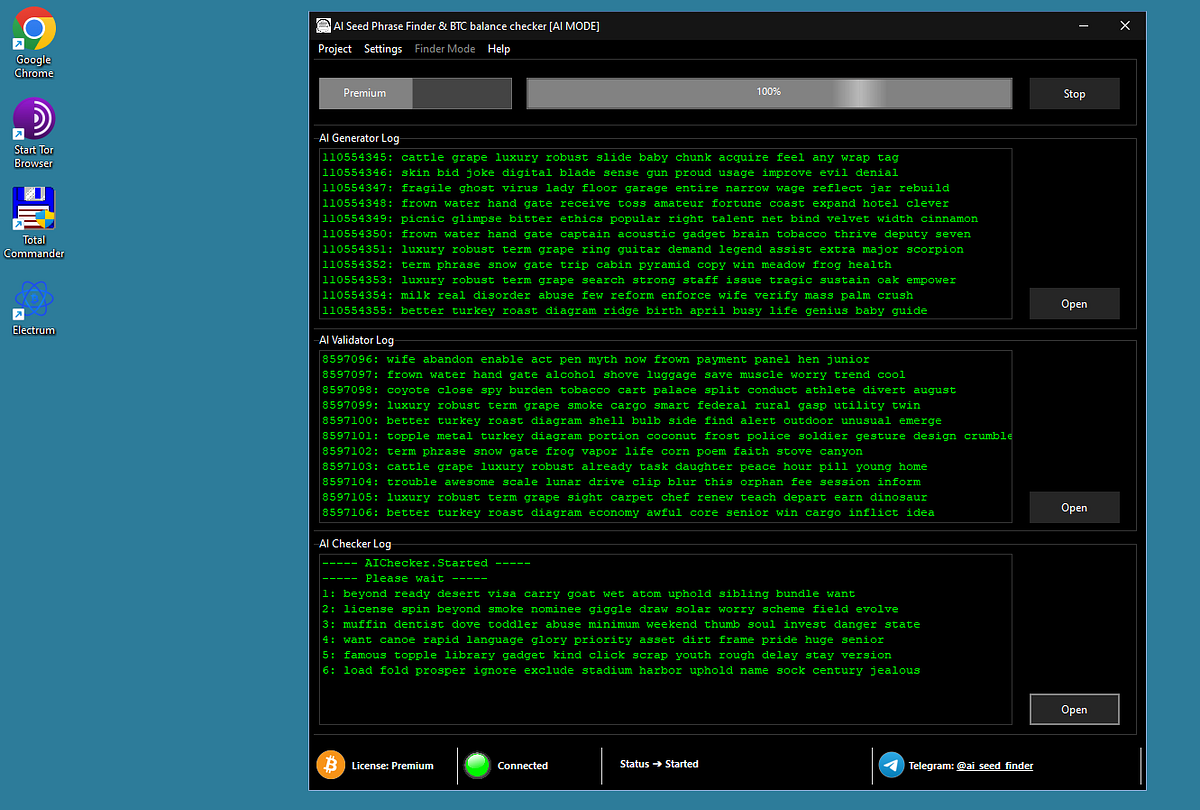 AI Seed Phrase Finder & BTC Balance Checker Tool for Windows PC | by AI Seedfinder | Medium