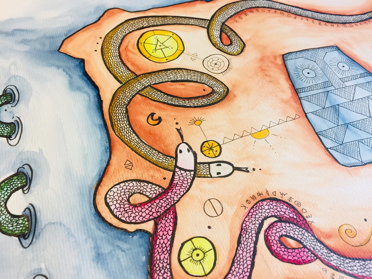 The Serpent Map. So I’ve made this map. I live in… | by Sofia Batalha ...