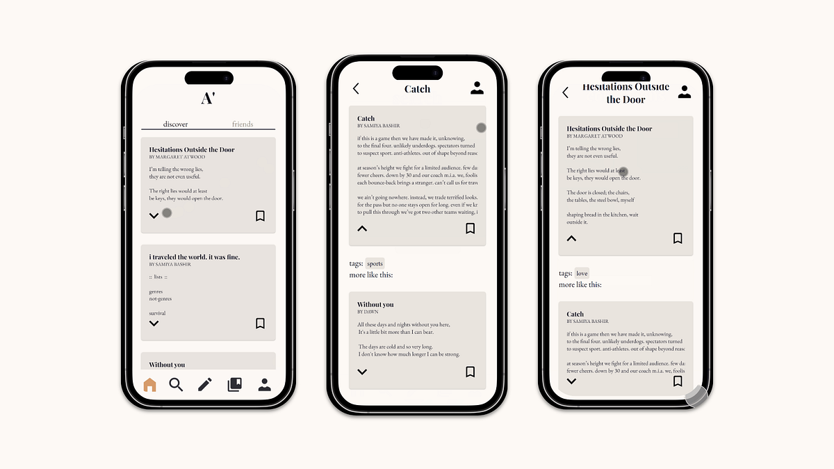 Apostrophe: an app for amateur poets | by Will Zong | Medium