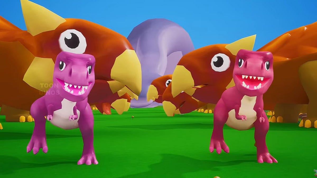 T Rex New Born Hilarious Adventure | Dinosaurs laughs and thrills ...