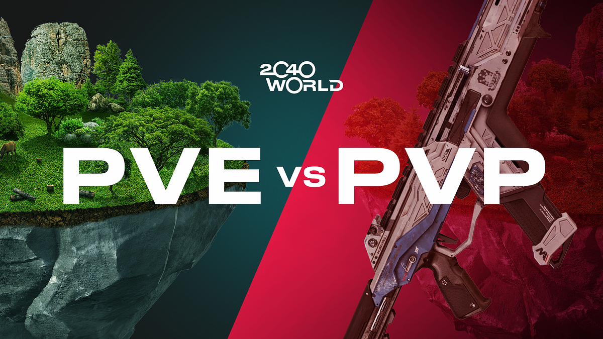 2040WORLD: PvP vs PvE. Engage in a battle or complete quests… | by 2040WORLD | Medium