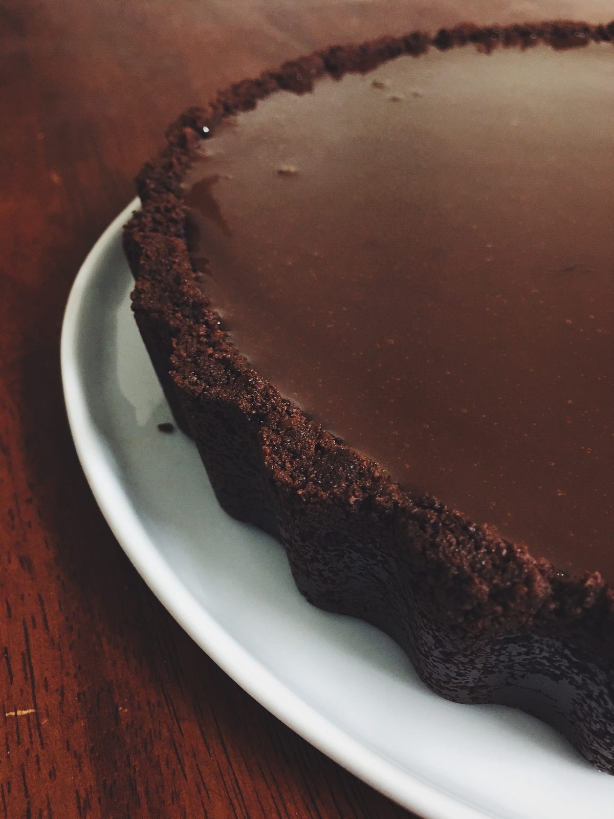 Dulce de Leche Chocolate Tart. I adore chocolate tart, especially when ...