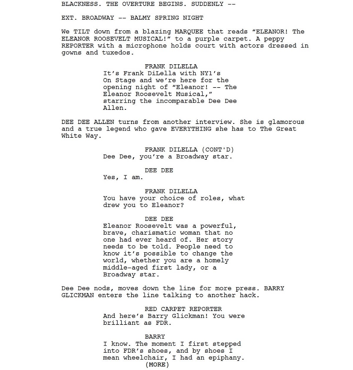 Page One: “The Prom” (2020) - Go Into The Story
