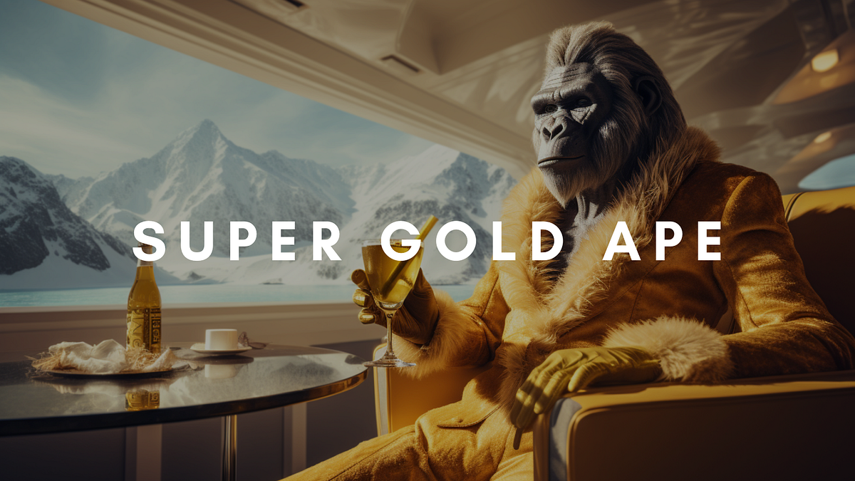 Introducing Super Gold Ape. In the vast and mysterious expanse of… | by ...