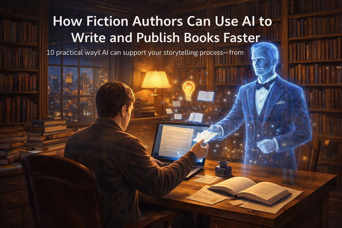 How Fiction Authors Can Use AI to Write and Publish Books Faster | by J ...