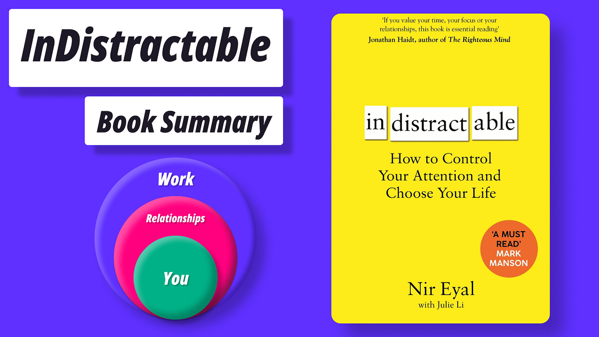 Indistractable: How to Control Your Attention and Choose Your Life — Nir Eyal | by Sivanesh ...