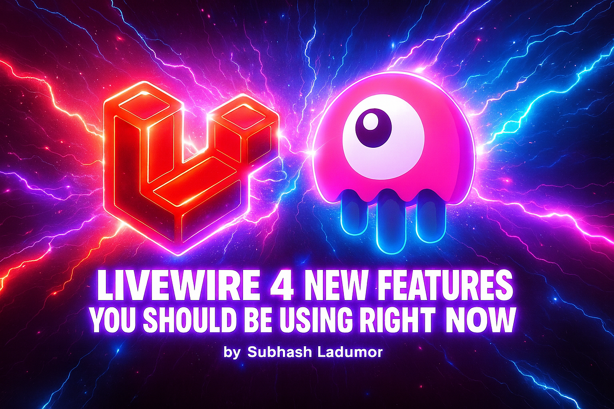 Livewire 4: New Features You Should Be Using Right Now | by Subhash Ladumor | CodeToDeploy | Dec ...