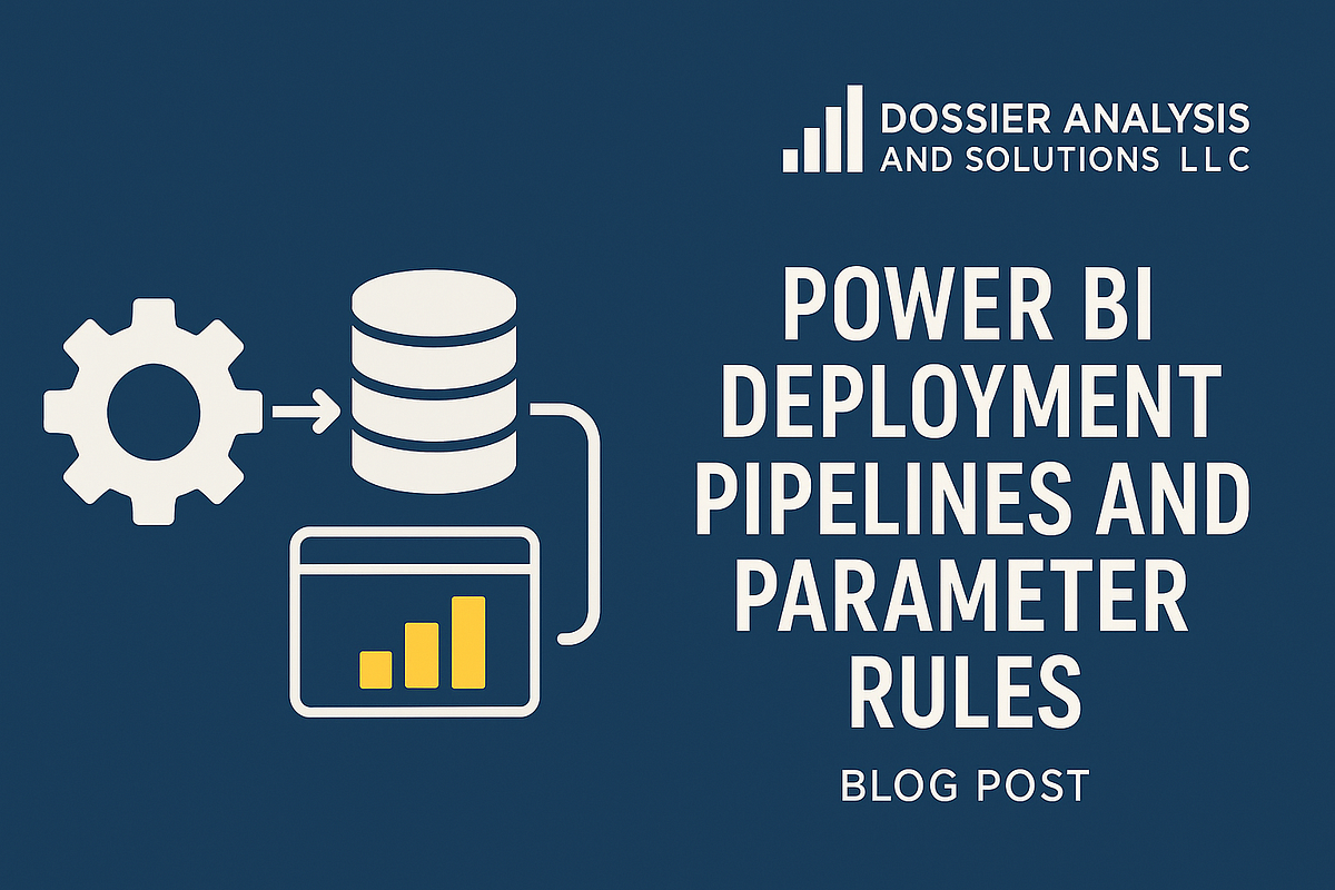 Power BI Deployment Pipelines and Parameter Rules | by Dossier Analysis | Microsoft Power BI ...