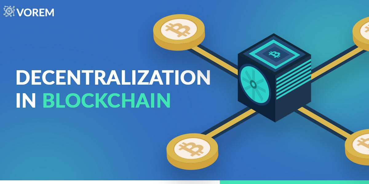 Decentralization in Blockchain. Vitalik Buterin, the co-founder of ...