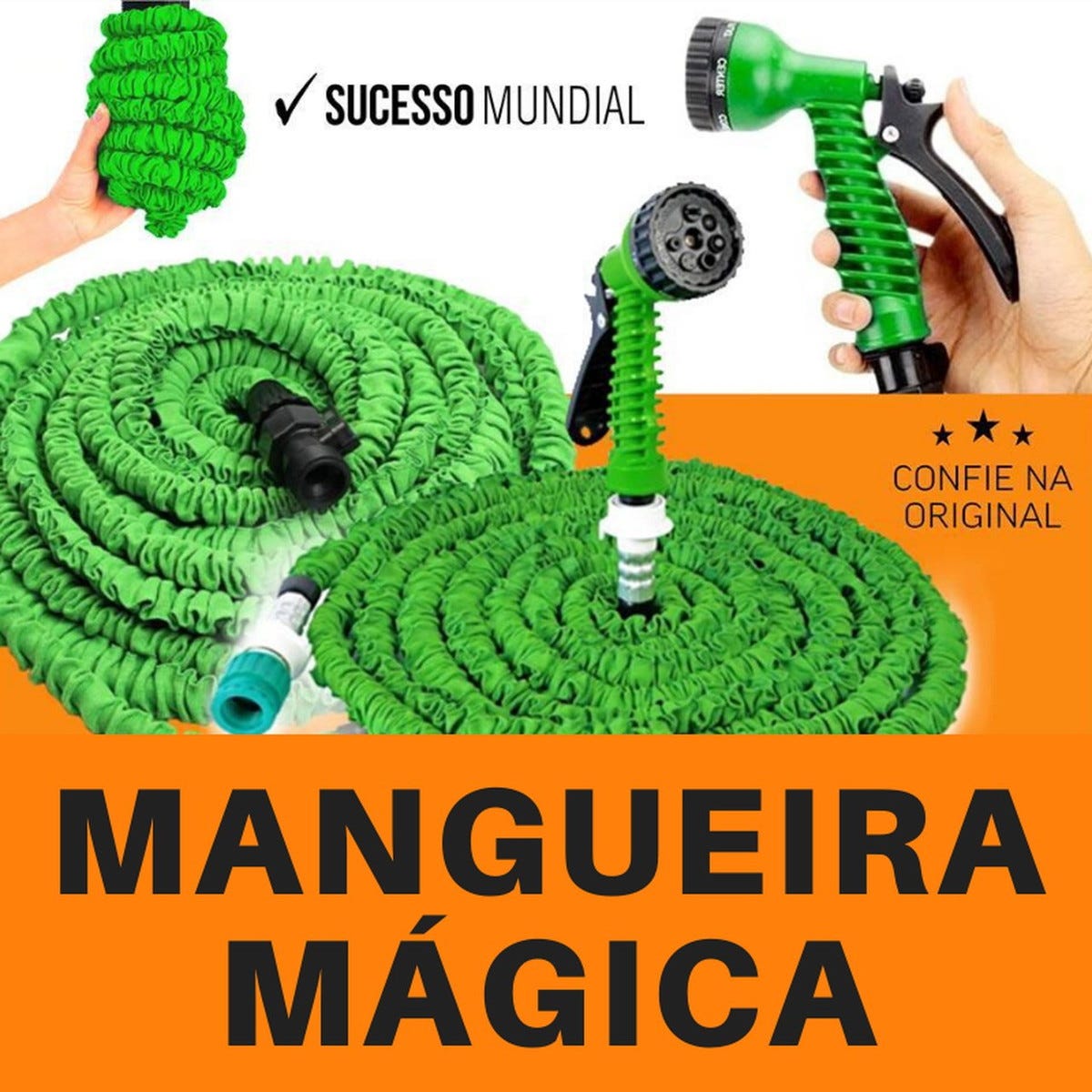 Mangueira Original Expansível, Até 30 Metros | Medium