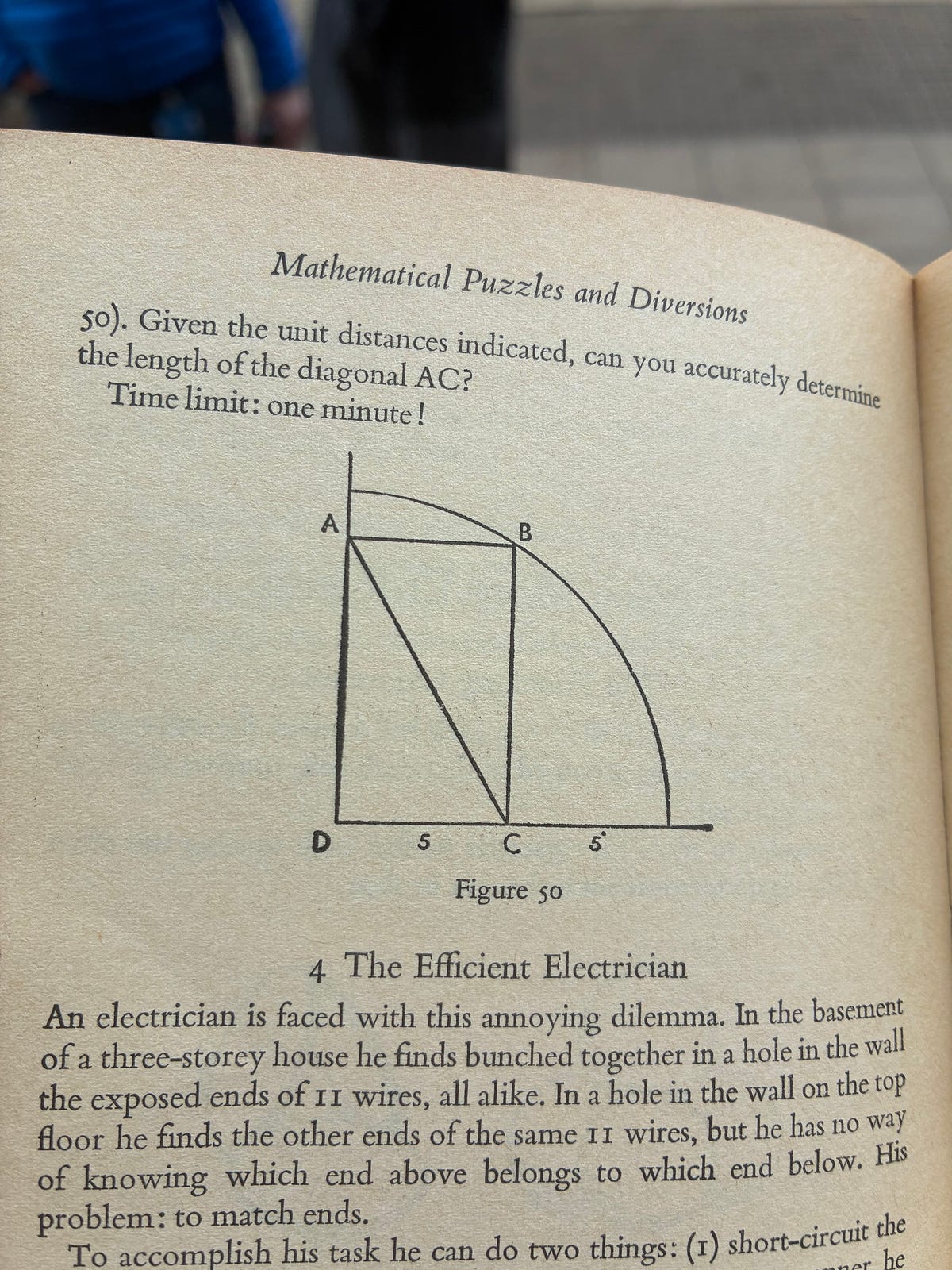Martin Gardner’s Geometry Puzzle. He gave us one minute, but I solved ...