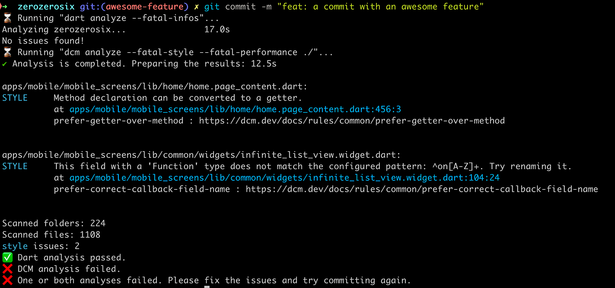 Enhancing Flutter Dart Code Quality With Pre Commit Hooks By Olivier Revial Steeple Product