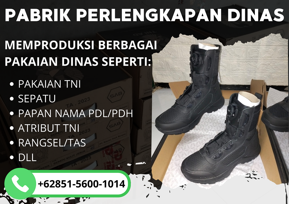 Toko Sepatu PDH PDL TNI POLRI SECURITY SAFETY BOOTS PASKIBRA Dan ...