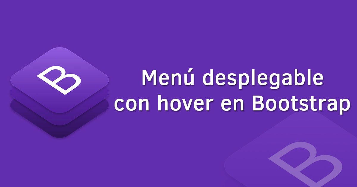 Menú desplegable con hover en Bootstrap | by Eborio Linárez | Medium