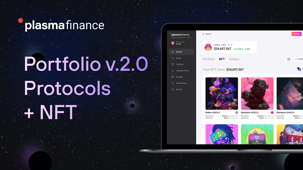 Plasma.Finance Portfolio v2.0: 500+ Protocols on 12 Chains and NFT Deep ...