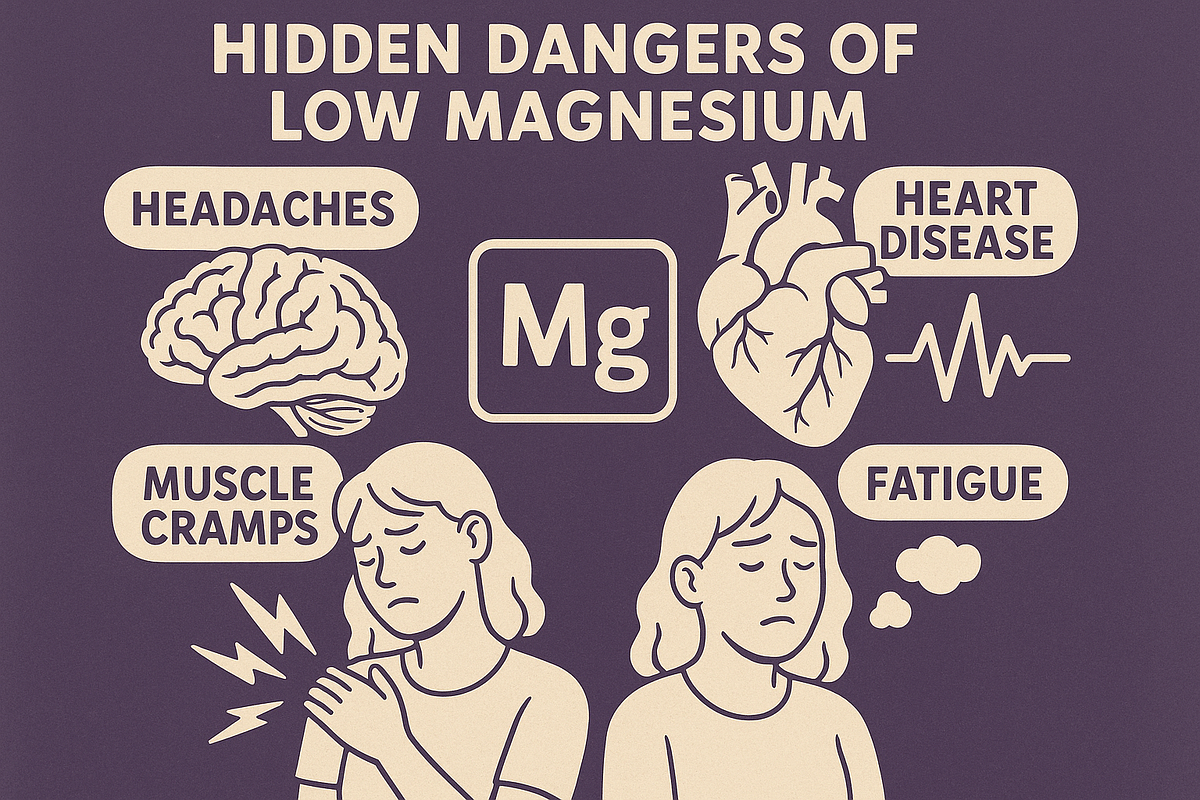 The Hidden Dangers of Low Magnesium Most Doctors Overlook | Symptoms ...