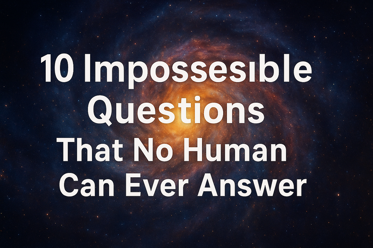 10 Impossible Questions That No Human Can Ever Answer | by Adil Akbar ...