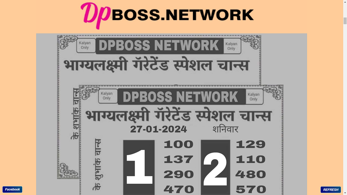 Dpboss | Satta Matka |Kalyan Matka |Matka Result | by Dpbosnetwork | Jan, 2024 | Medium