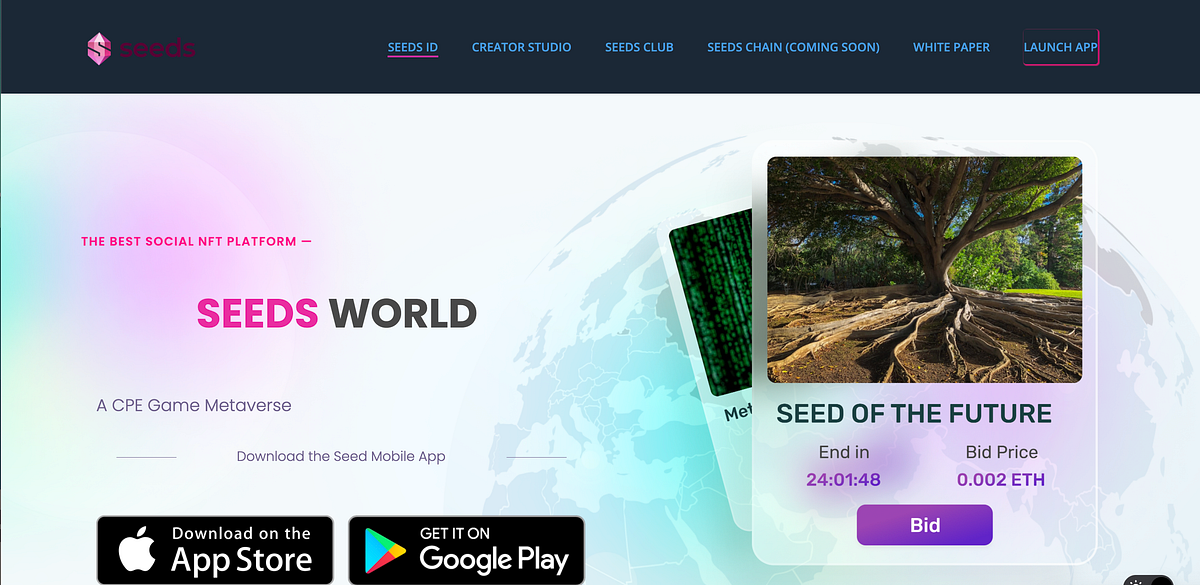 INTRODUCING SEEDS WORLD. Create & Play to Earn Metaverse | by Seeds ...