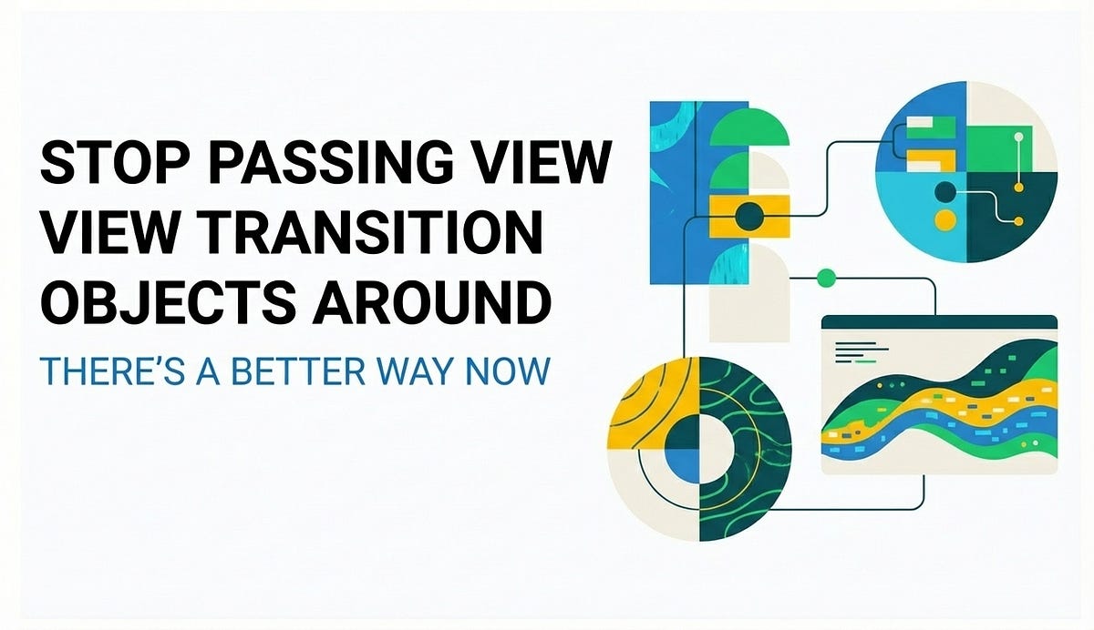 Stop Passing View Transition Objects Around. There’s a Better Way Now ...