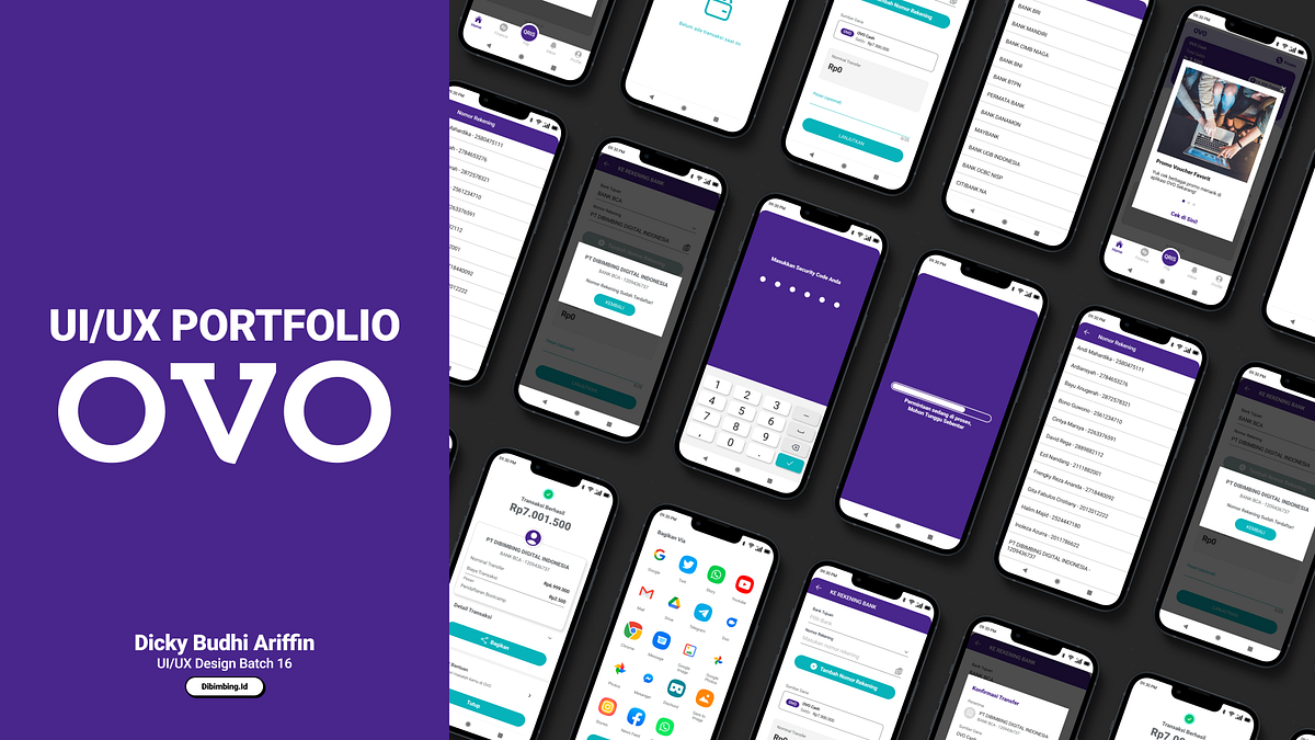 Improvement OVO Apps: Fitur Tambah Nomor Rekening dan Share Bukti Transfer. | by Cuomonkeys | Medium