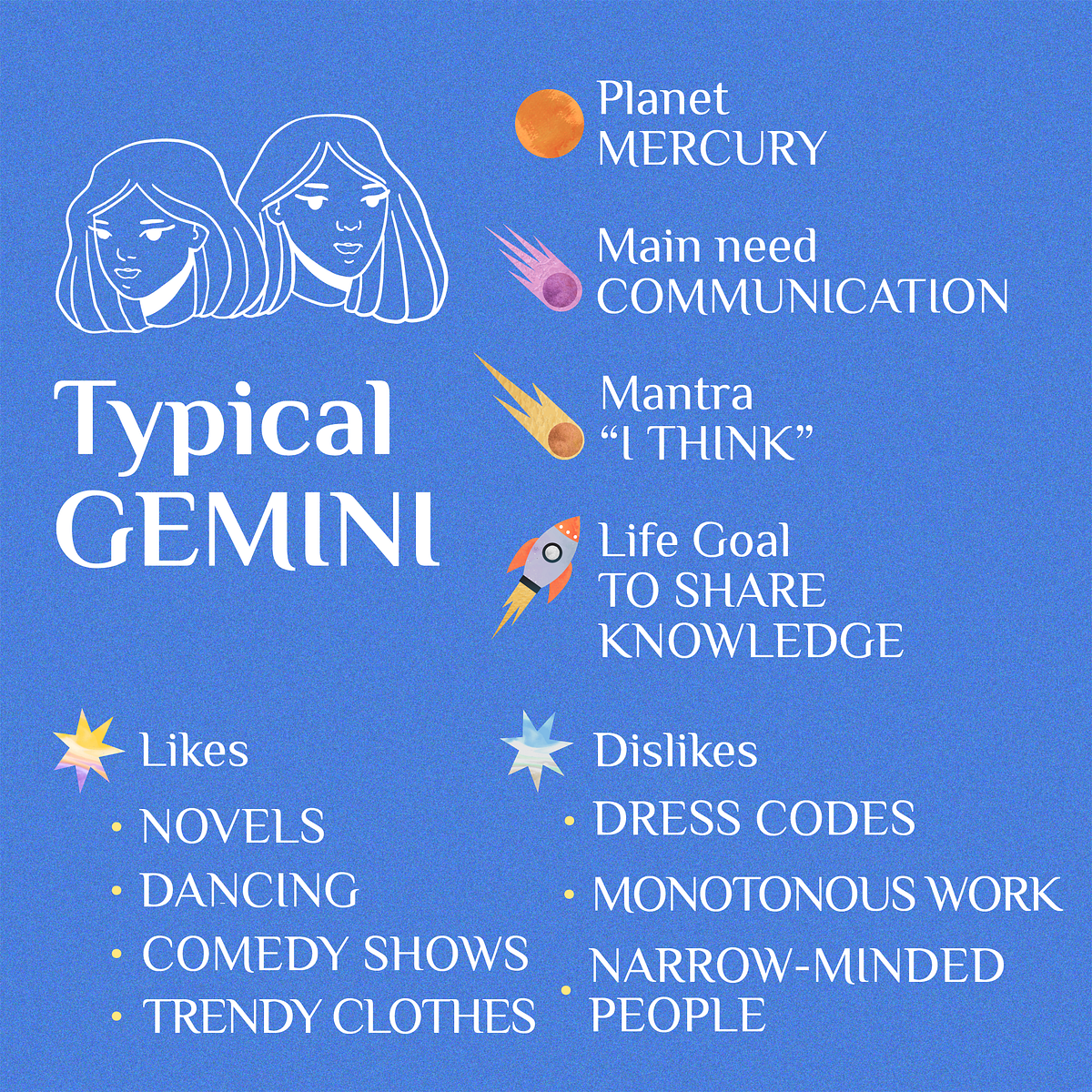 The Social Butterflies Geminis: A Zodiac Sign Guide | by Yodha app | Medium