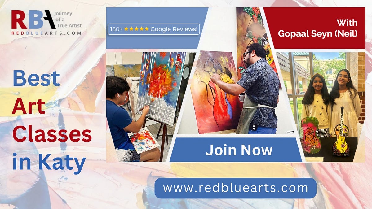 Best Art Classes for Kids in Katy — Redbluearts Academy - Redbluearts ...
