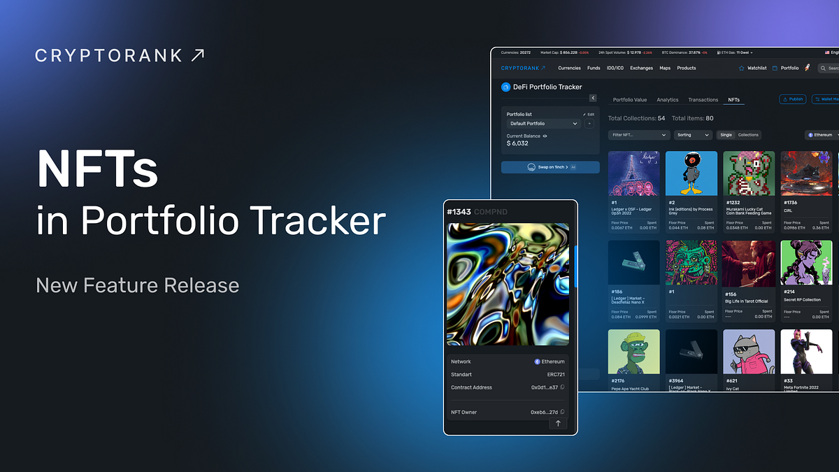 New Feature Release — NFTs in Portfolio Tracker - CryptoRank - Medium