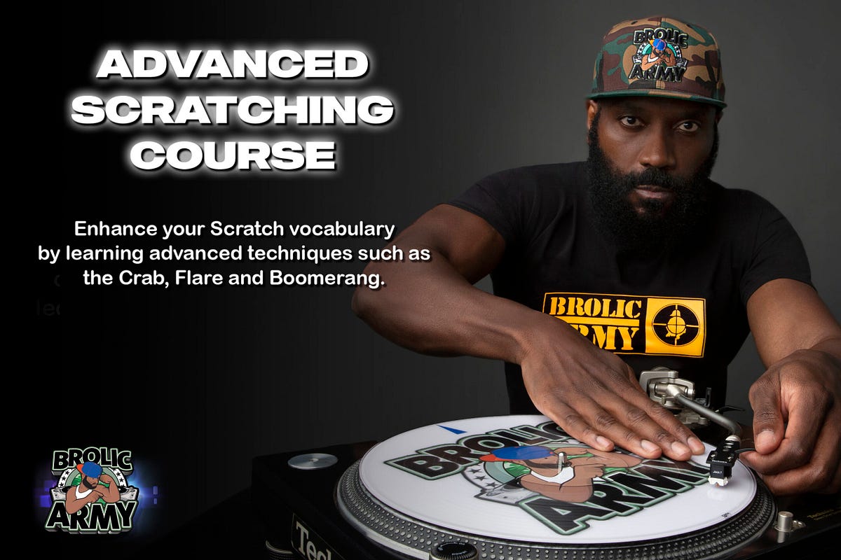 Advanced Scratching DJ Course. DJ Rob Swift leads this Brolic Army DJ ...