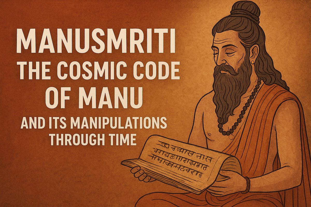 Manusmriti: The Cosmic Code of Manu and Its Manipulations Through Time ...