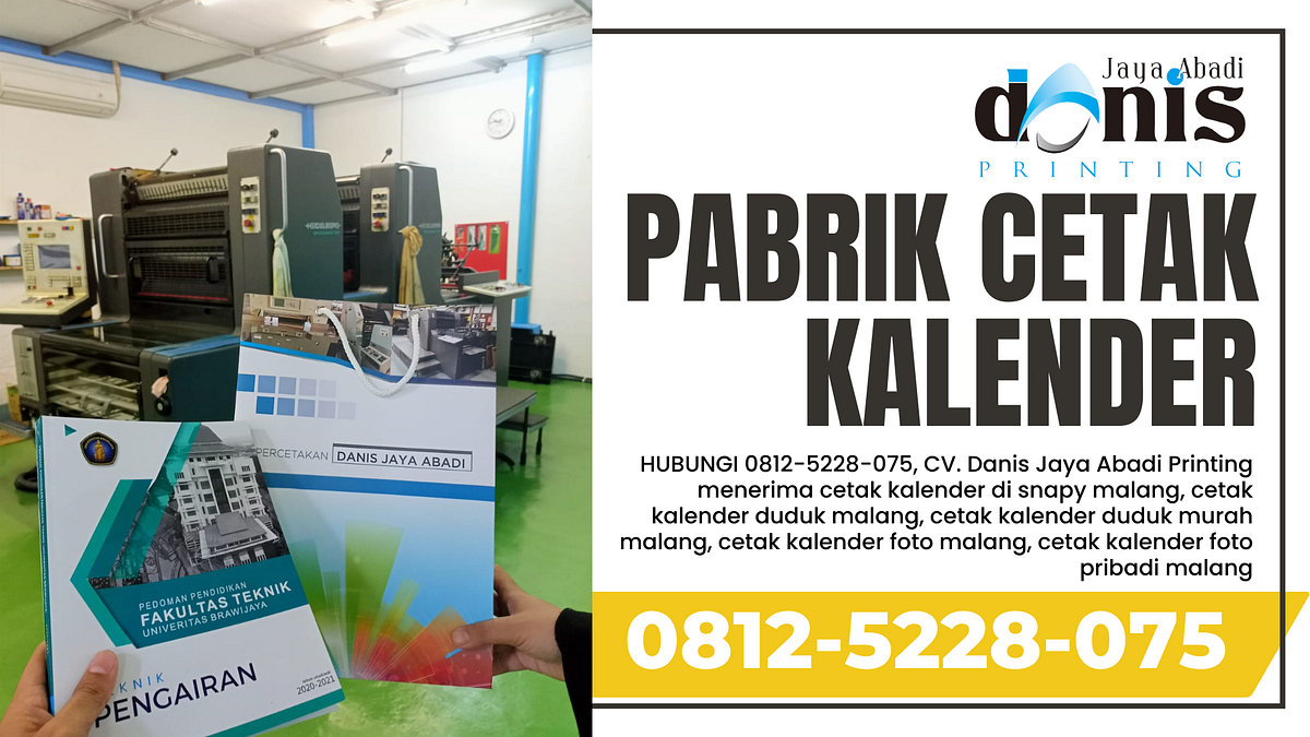 WA/CALL 0812-5228-075 | Jasa Percetakan Kalender Malang, HASIL PRINT ...
