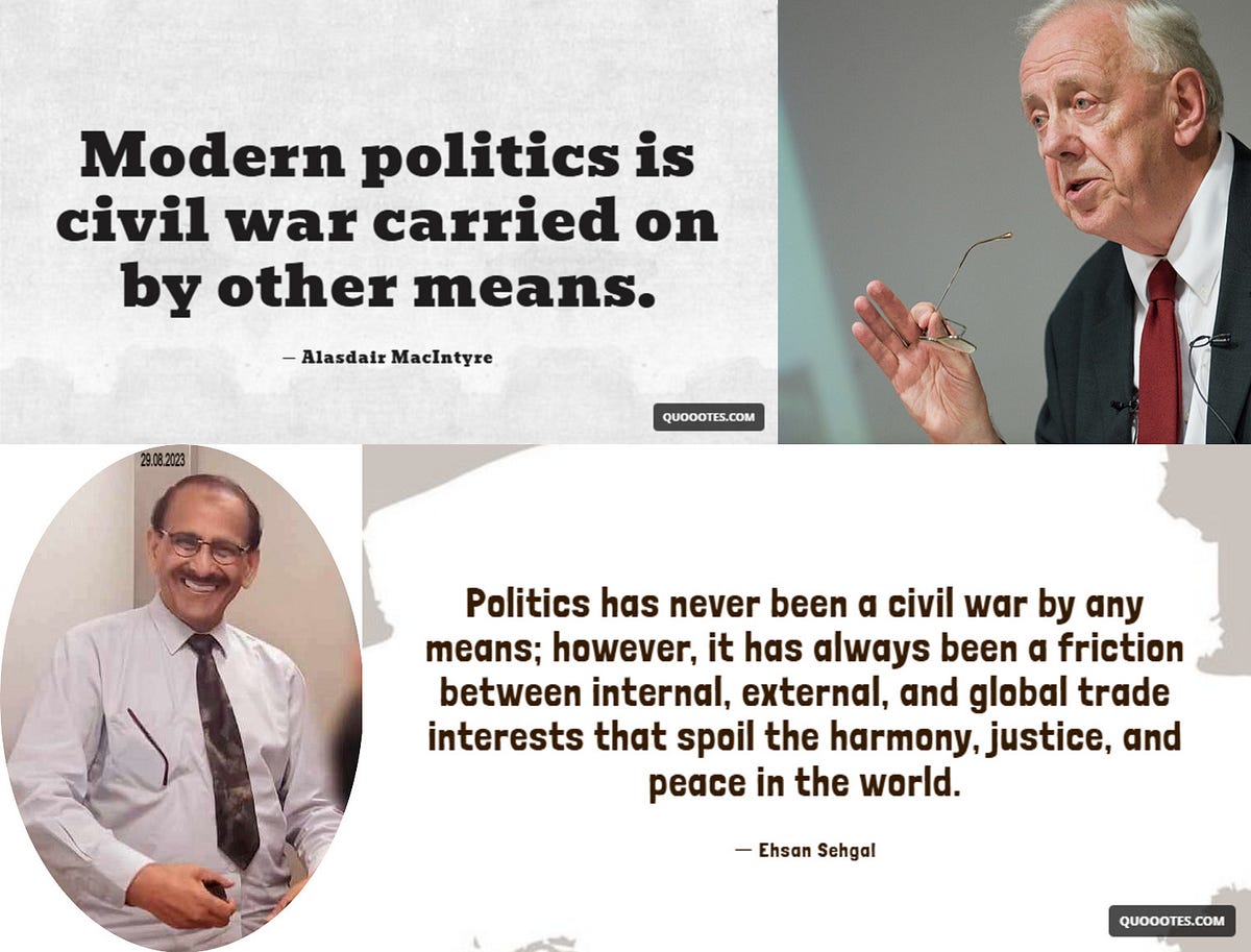 Politics has Always been a Friction Between Internal, External, and ...