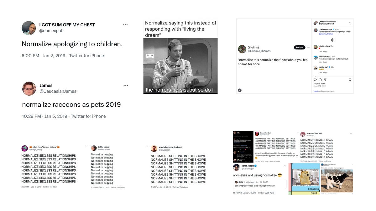 Every act normalizes something; organizational behavior and memes | by ...
