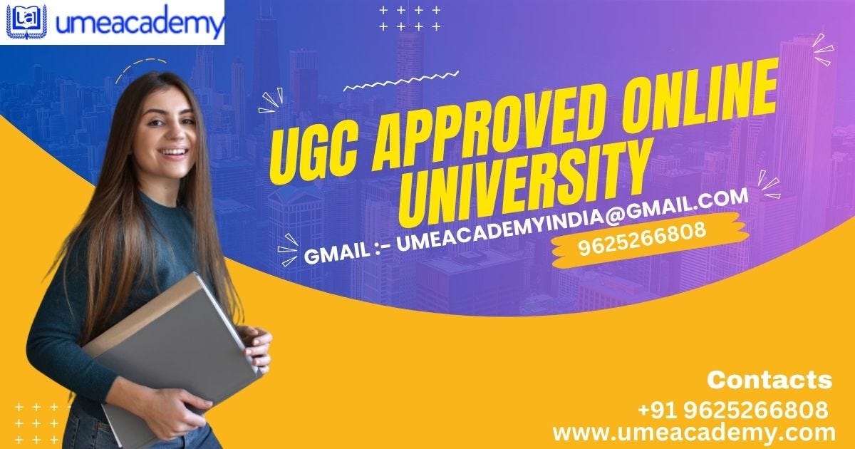 UGC Approved Online University - Vinay - Medium